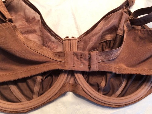 GODDESS BRA SIZE 36G US, 36F UK Underwire Brown Unpadded Full Cup ...