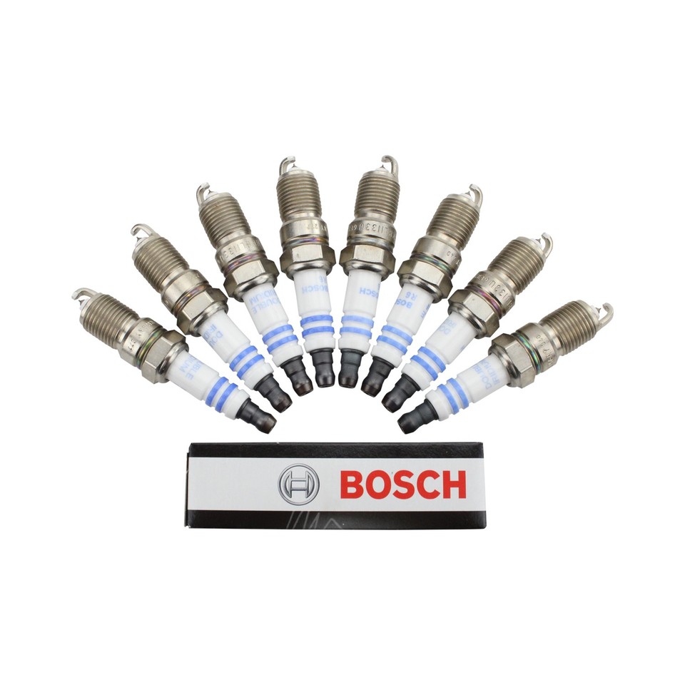 Bosch 9602 Double Iridium Spark Plugs Set of 8 for Buick Cadillac Chevy ...