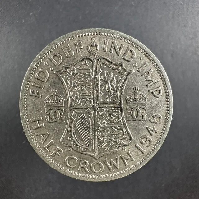 1948 UK Half‑Crown George VI, Strong Details | eBay