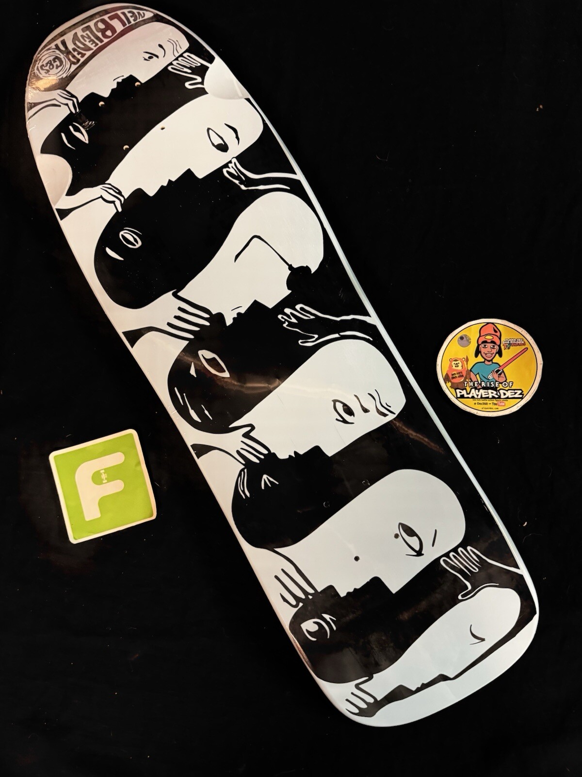 RARE Neil Blender G&S Faces Blue Gordon & Smith Skateboard Deck Reissue ...