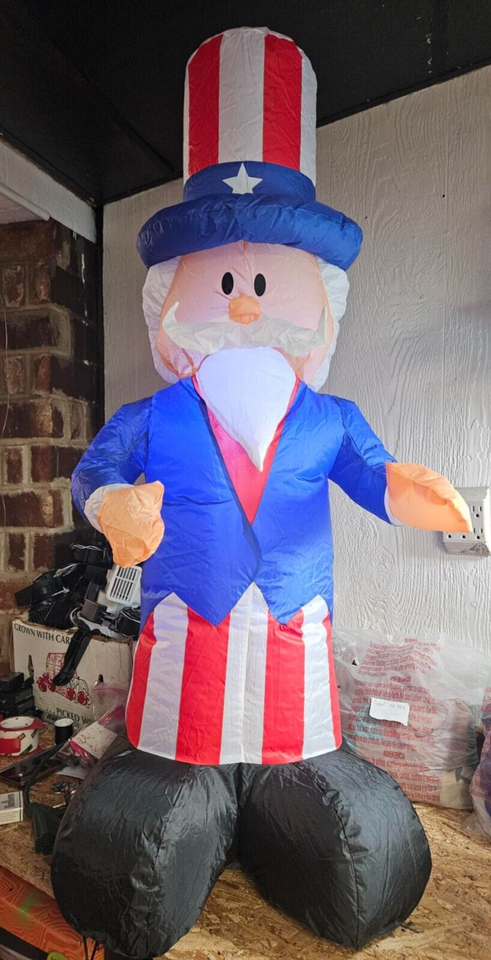 Gemmy 4ft Tall Uncle Sam Patriotic Inflatable | eBay