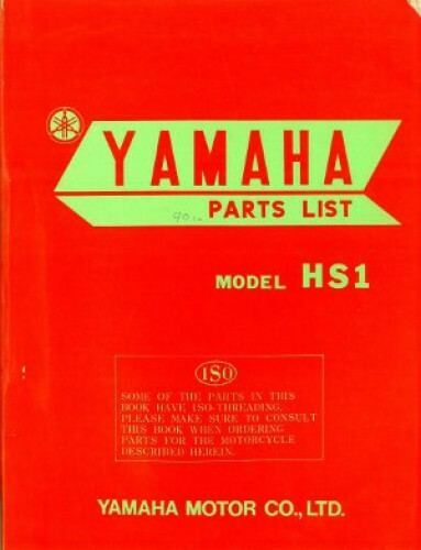 Yamaha HS1 Parts Manual | eBay