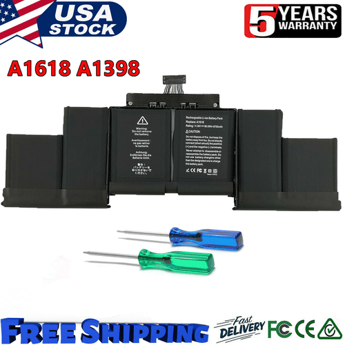 OEM A1618 Battery For Apple MacBook Pro15" Retina A1398 Mid 2015 MJL ...