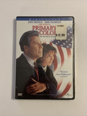 Primary Colors DVD John Travolta widescreen 1998 New Sealed 25192028328 ...