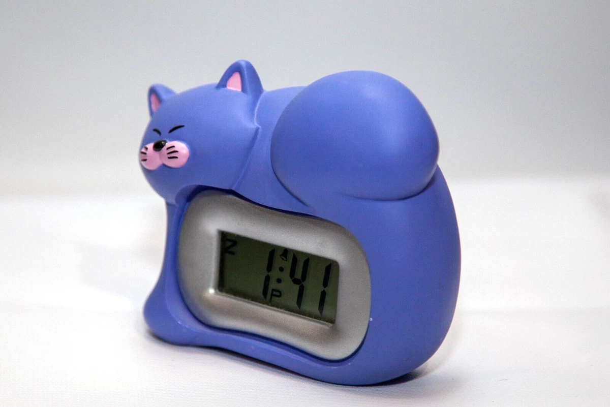 Purple Digital Clock