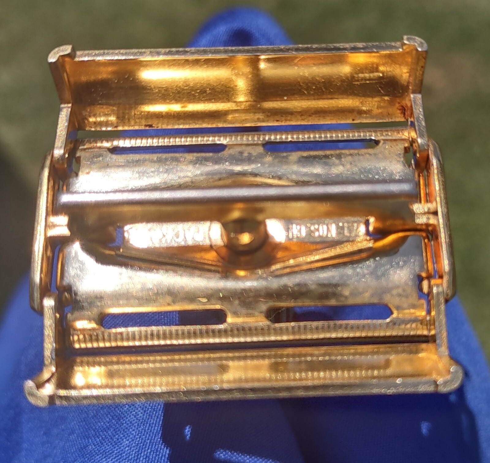 Gillette Aristocrat Safety Razor Gold 1947 | eBay