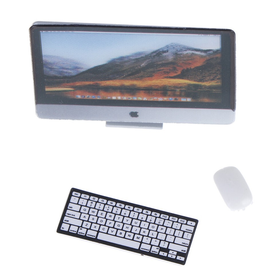 1/12 Scale Ob 11 Mini Computer Sets Doll House Mini Accessories O~OI | eBay