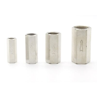 BSP Female Brass Air Gas Hex One Way Check Valve Non-return For Valve ...