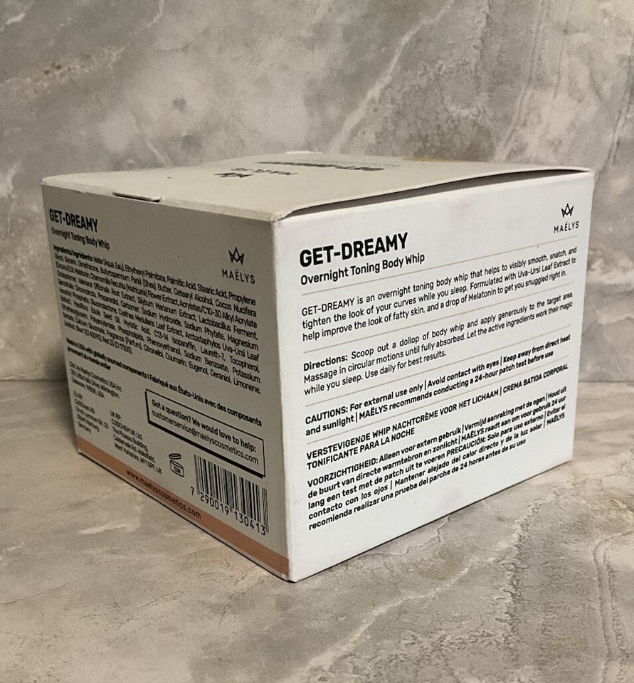 MAELYS Get-Dreamy overnight toning body whip 6.8 oz NEW | eBay