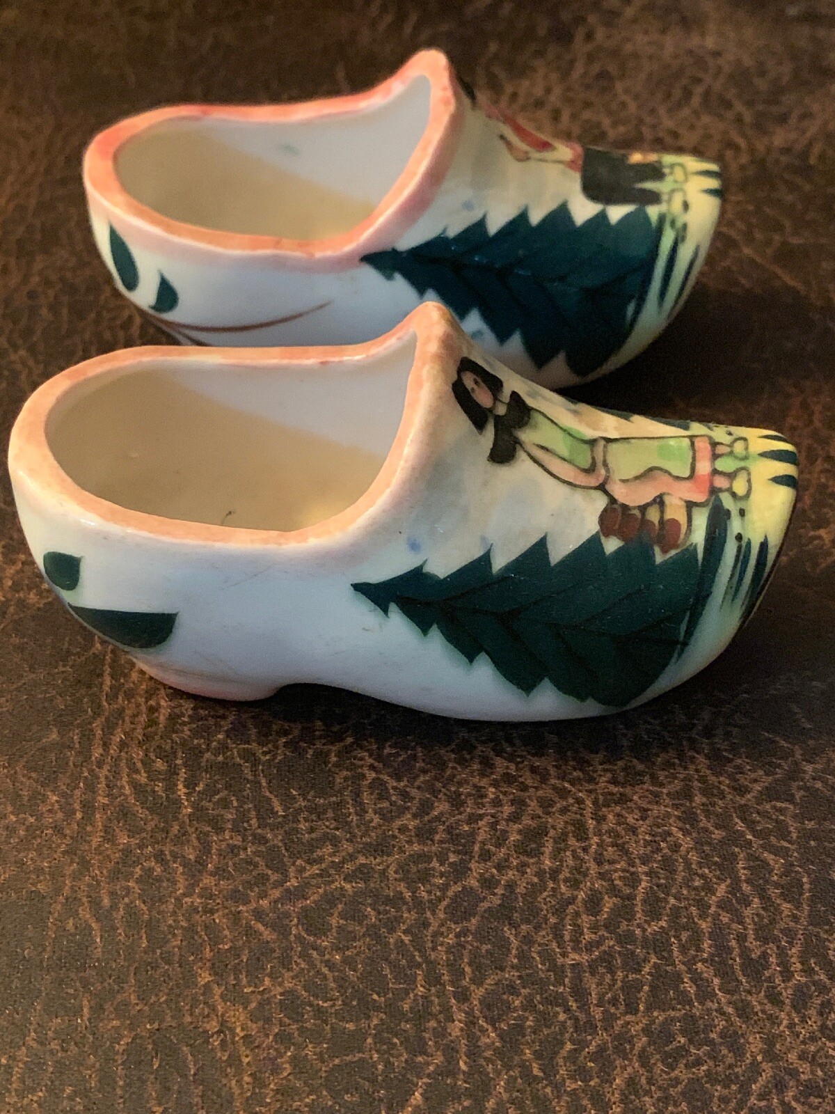 Rare Vintage Mini Dutch Clogs Decorative Porcelain Holland Souvenir ...