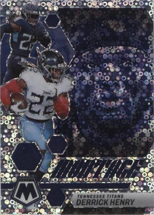 2023 Panini Mosaic - Montage Derrick Henry #M-24 No Huddle Silver Prizm ...