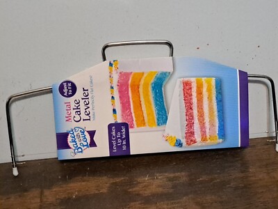 Baked with Love Metal Cake Leveler 10" wide | eBay