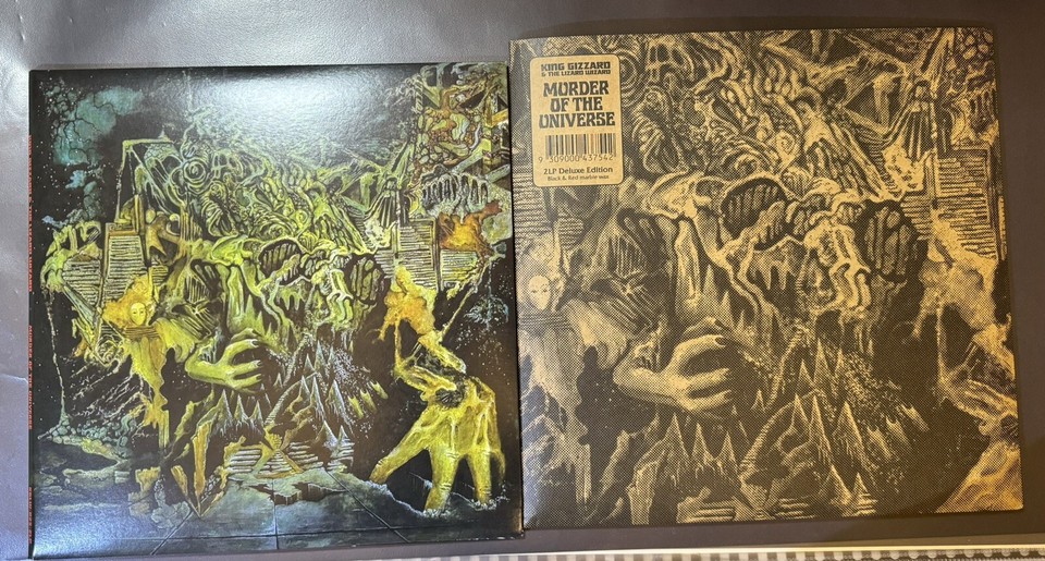 King Gizzard And The Lizard Wizard Vinyl MURDER OF THE UNIVERSE RED ...