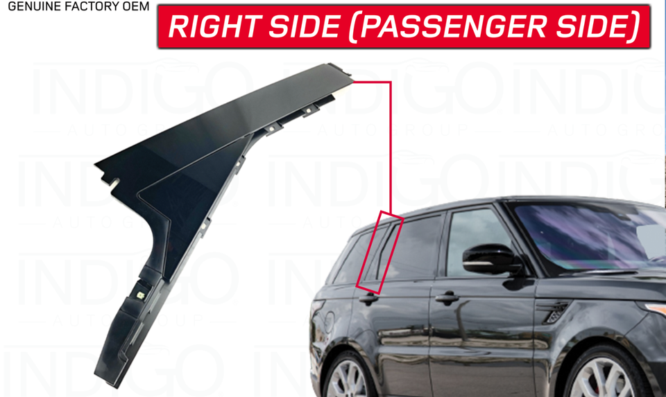 GENUINE LAND ROVER REAR FINISHER PILLAR RANGE ROVER SPORT 14 ON RH NEW ...