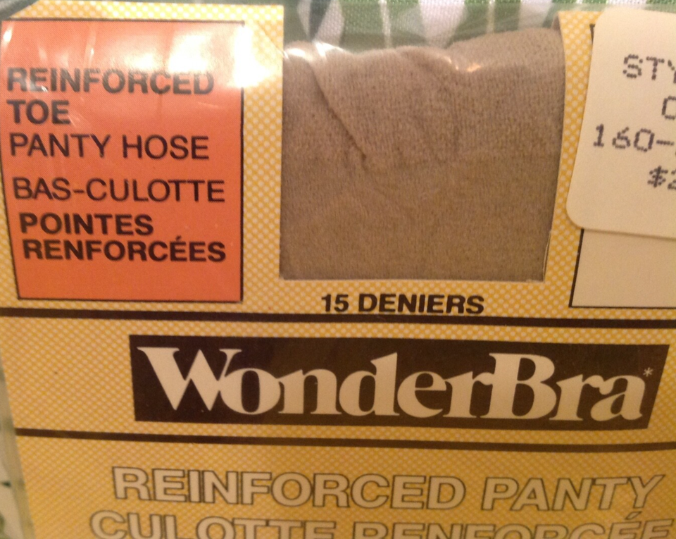 Vintage Pantyhose Wonderbra 2 Pairs 24$😍 Color Oyster Size XXXL BWON39 ...