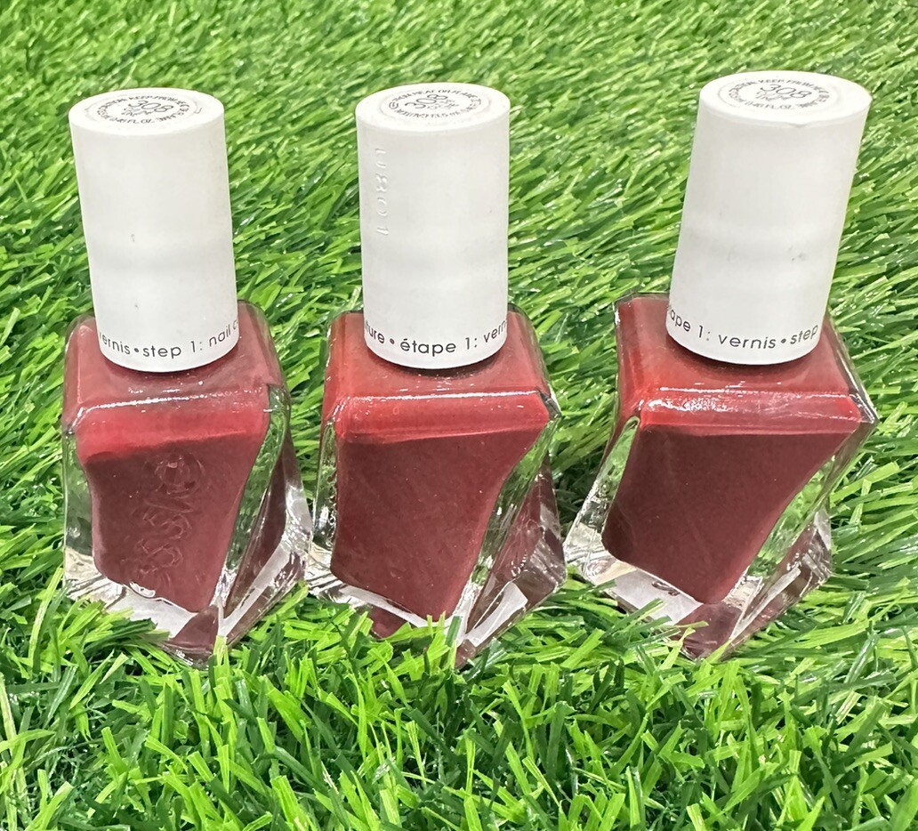 Essie Gel Couture Nail Polish Step 1 # 308 Cut The Line ( Burgundy ...