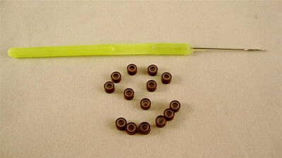 Micro Loop Nano Hair threader tool + crimp beads | eBay
