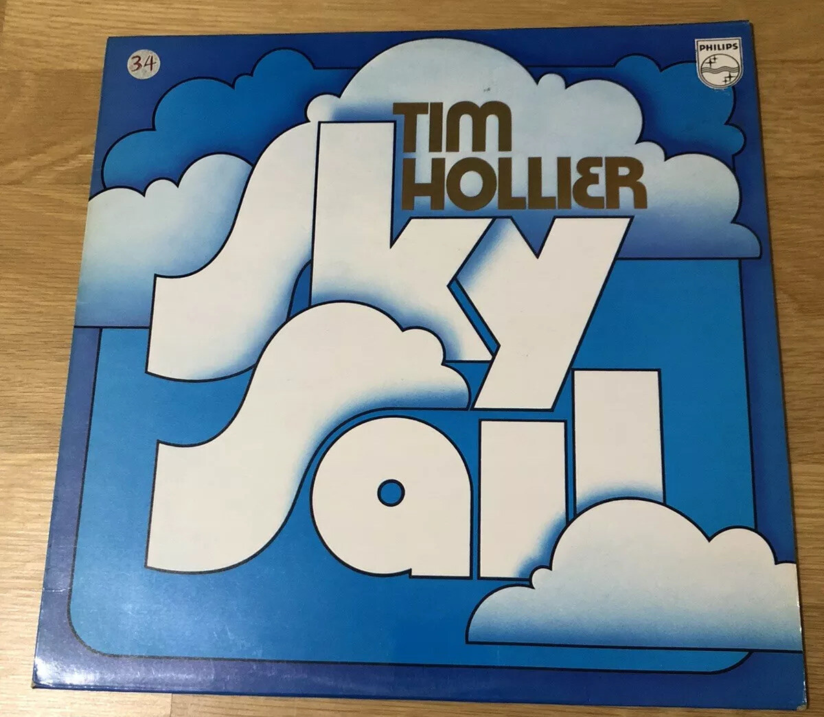 TIM HOLLIER Skysail 1st Philips UK LP 1971 Psych Folk Funk John Cameron ...