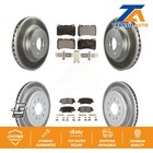 Coated Disc Brake Rotors And Semi-Metallic Pads Front Rear Kit For ...