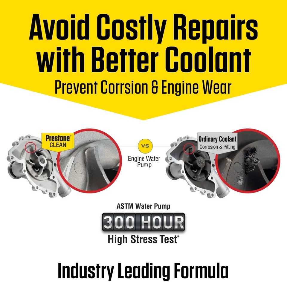 Prestone All Vehicles - 10Yr/300K Mi- Antifreeze+Coolant (1 Gal ...