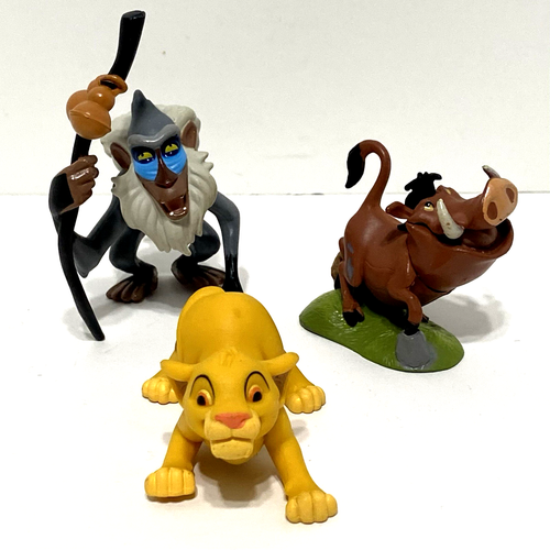 Disney Lion King McDonalds Action Figure Lot of 3 - Simba, Rafiki ...