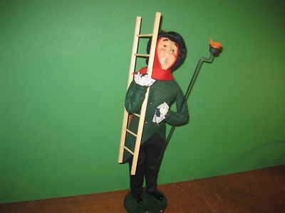 Byers Choice 1993 Lamplighter with Ladder | eBay