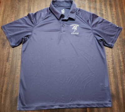 Nike Team Appleton North Lightning High School Polo Mens XL Blue | eBay