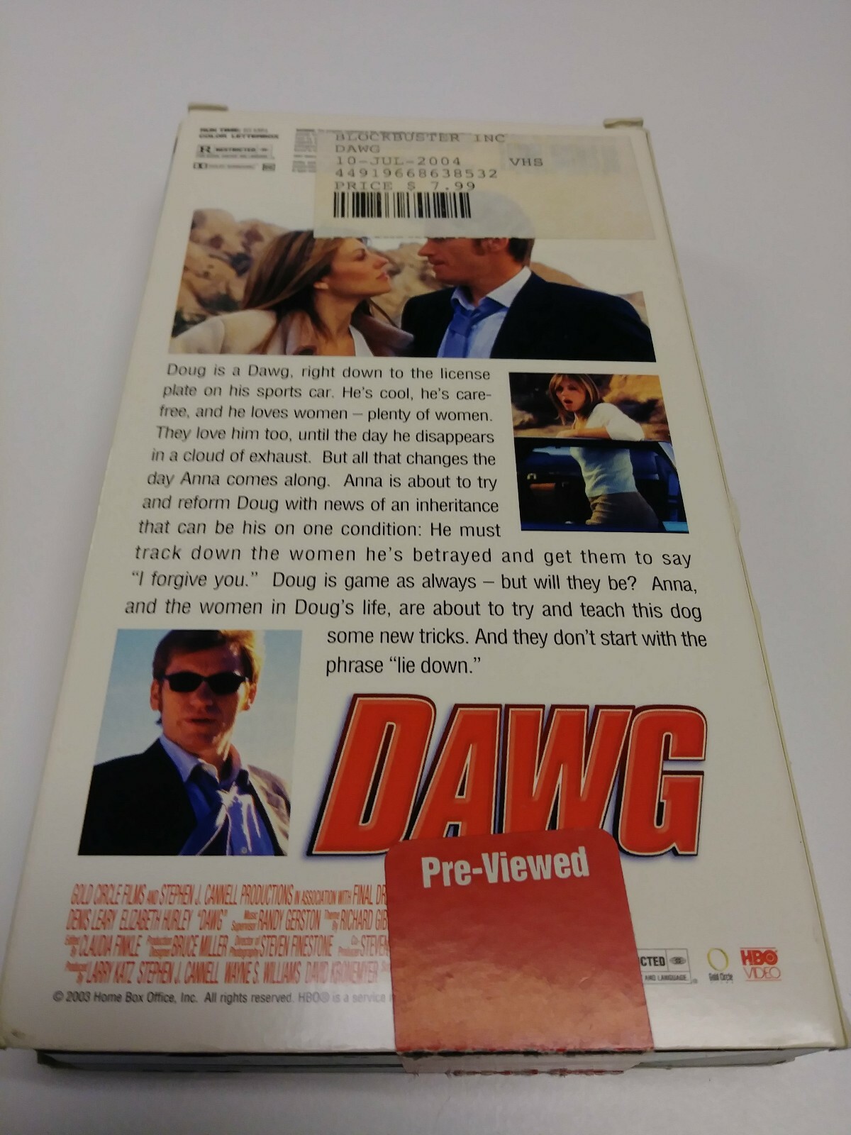Dawg (2003) DVD Movie Denis Leary, Elizabeth Hurley | eBay
