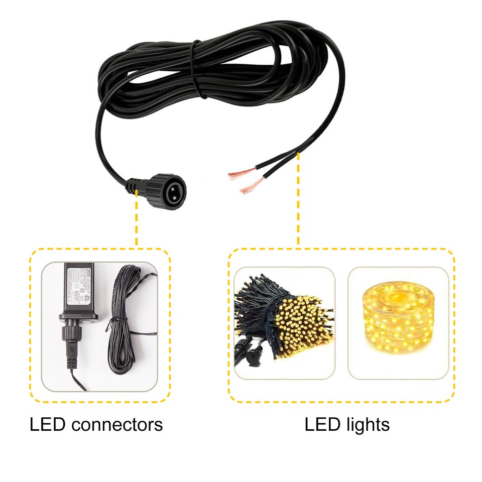 Replacement 3M LED Power Wire Lead for CZJUTAI LED Power Transformers ...