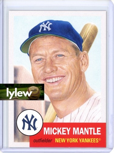 2021 Topps Living Set * MICKEY MANTLE * Card #407 * New York Yankees ...