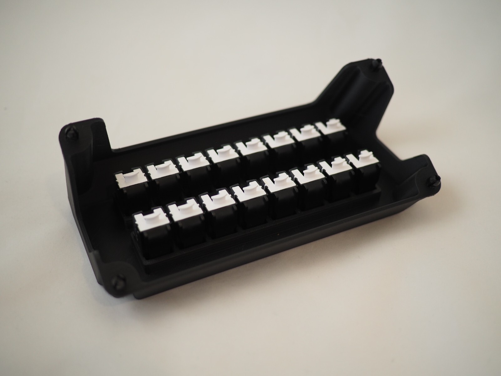 Patch Panel, 16 Port, Cat6 Keystone Jacks for Leviton Structured Media ...