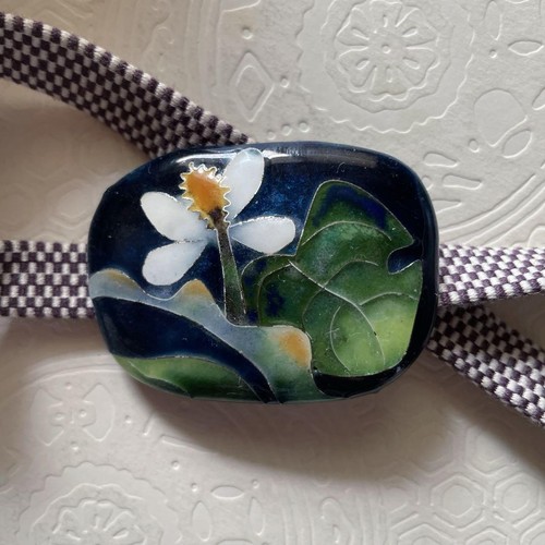 Kimono Obidome Seasonal Tenyaku Dokudami With Quarter String | eBay