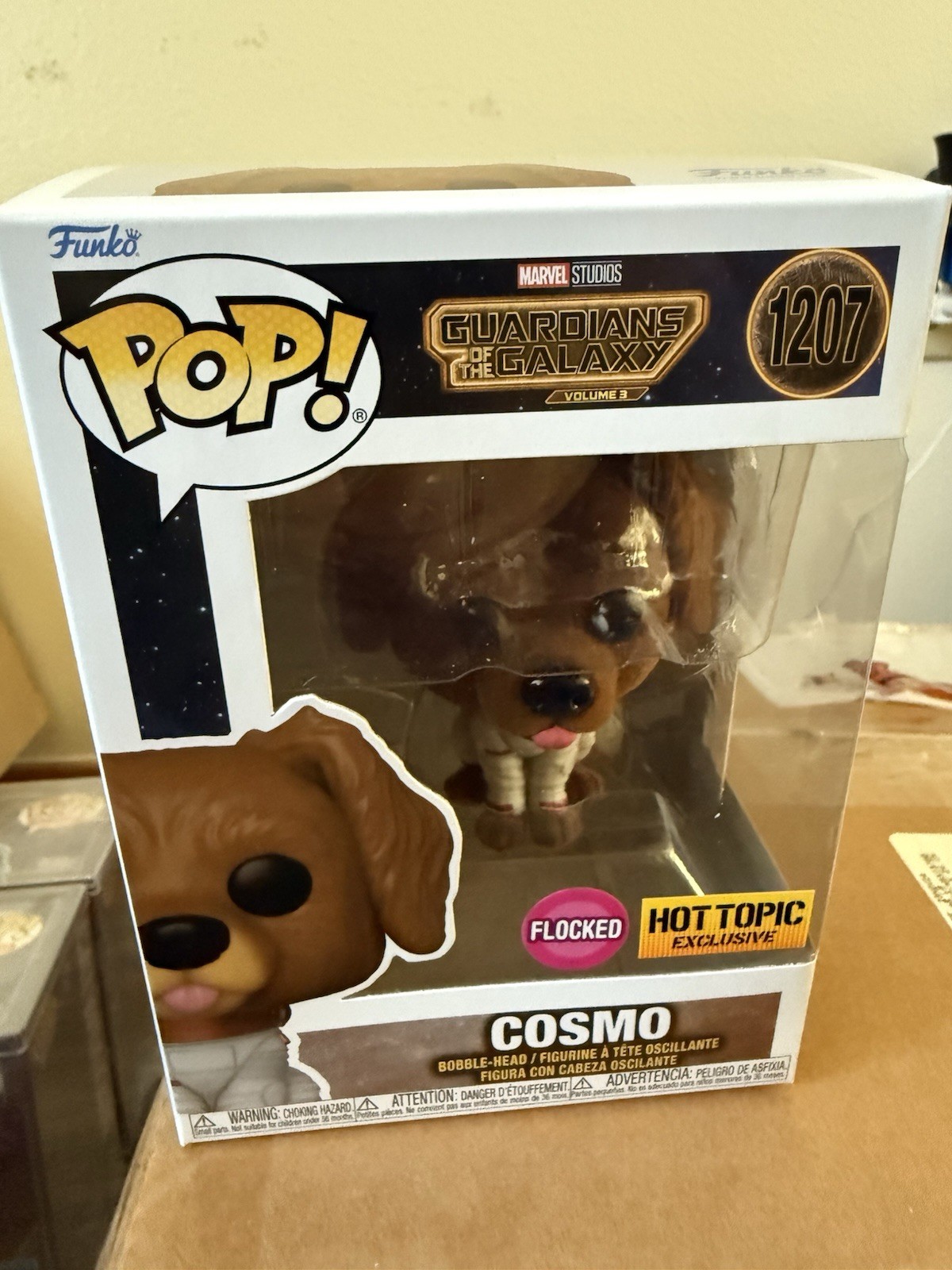 Funko Pop! Vinyl: Marvel - Cosmo (Flocked) - Hot Topic (Exclusive ...