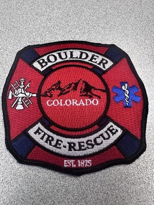 Boulder Fire Rescue Patch-Fire Department Collectible (Boulder ...