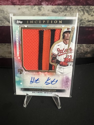 2024 Topps Inception Rookie Relic 31/125 HESTON KJERSTAD Auto Jumbo RPA ...