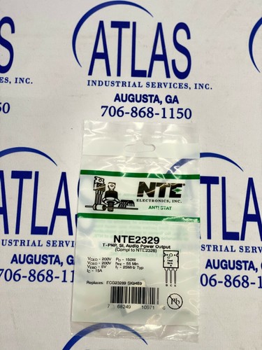 NTE NTE2329 TRANSISTOR PNP SILICON 200V IC=15A AUDIO POWER OUTPUT | eBay