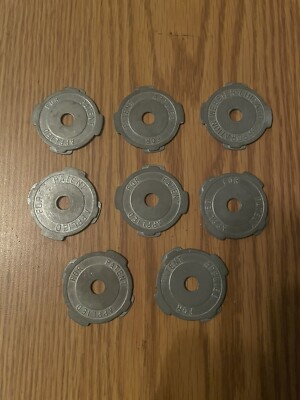 Lot of 8 Vintage Webster Chicago Corporation Metal 45 RPM Record ...