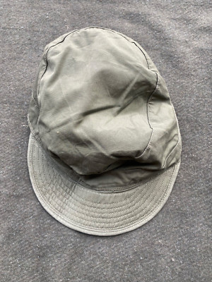 Original 1950s M1951 US Army Cap Field Cotton Wind Resistant Poplin ...