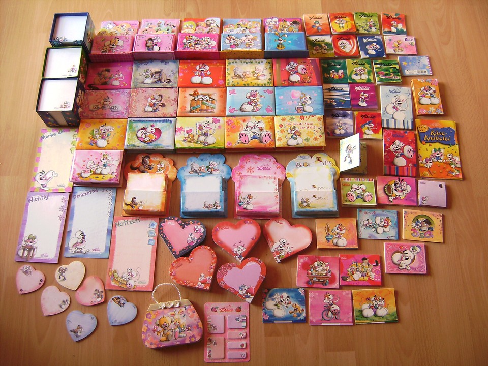 Diddl Block Blätter Sammlung Sondereditionen AUSWAHL Doro, Glitter ...