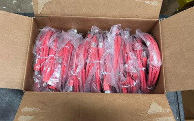 Lot of 22 HA-C6-10-RED 10 ft RJ45 CAT6 Ethernet Networking Patch Cable ...