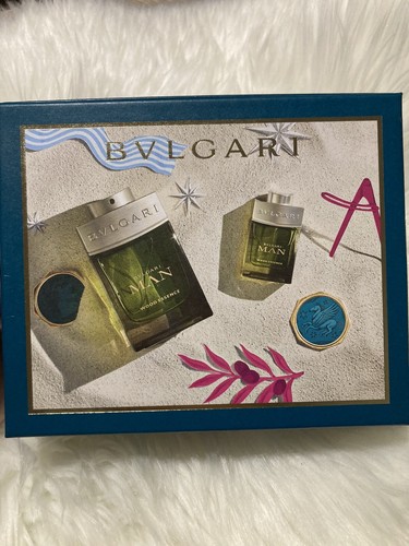 New Authentic Bvlgari Man Wood Essence Gift Set EDP Spay 100ml 15ml RRP ...