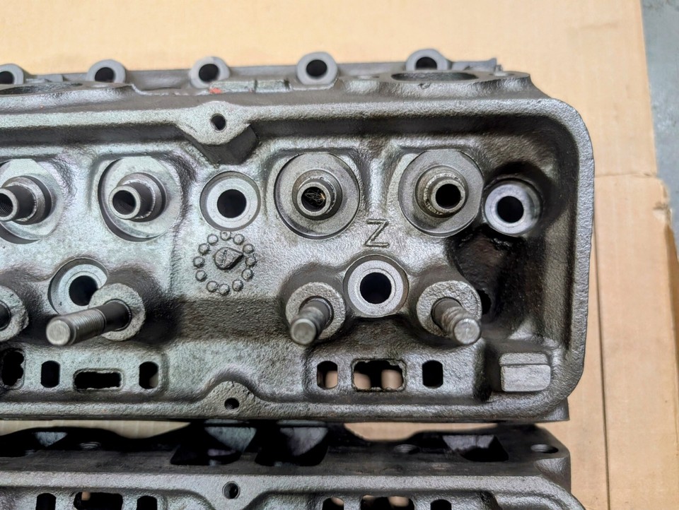 Chevy 3917291 Heads 302 327 350 Double Hump Camel Hump SBC Dates D-25-7 ...