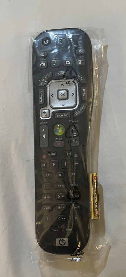 HP RC6 IR MCE Remote Control For Microsoft Windows Vista 7 8 Media ...