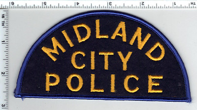 Midland City Police (Michigan) Shoulder Patch 1980's | eBay