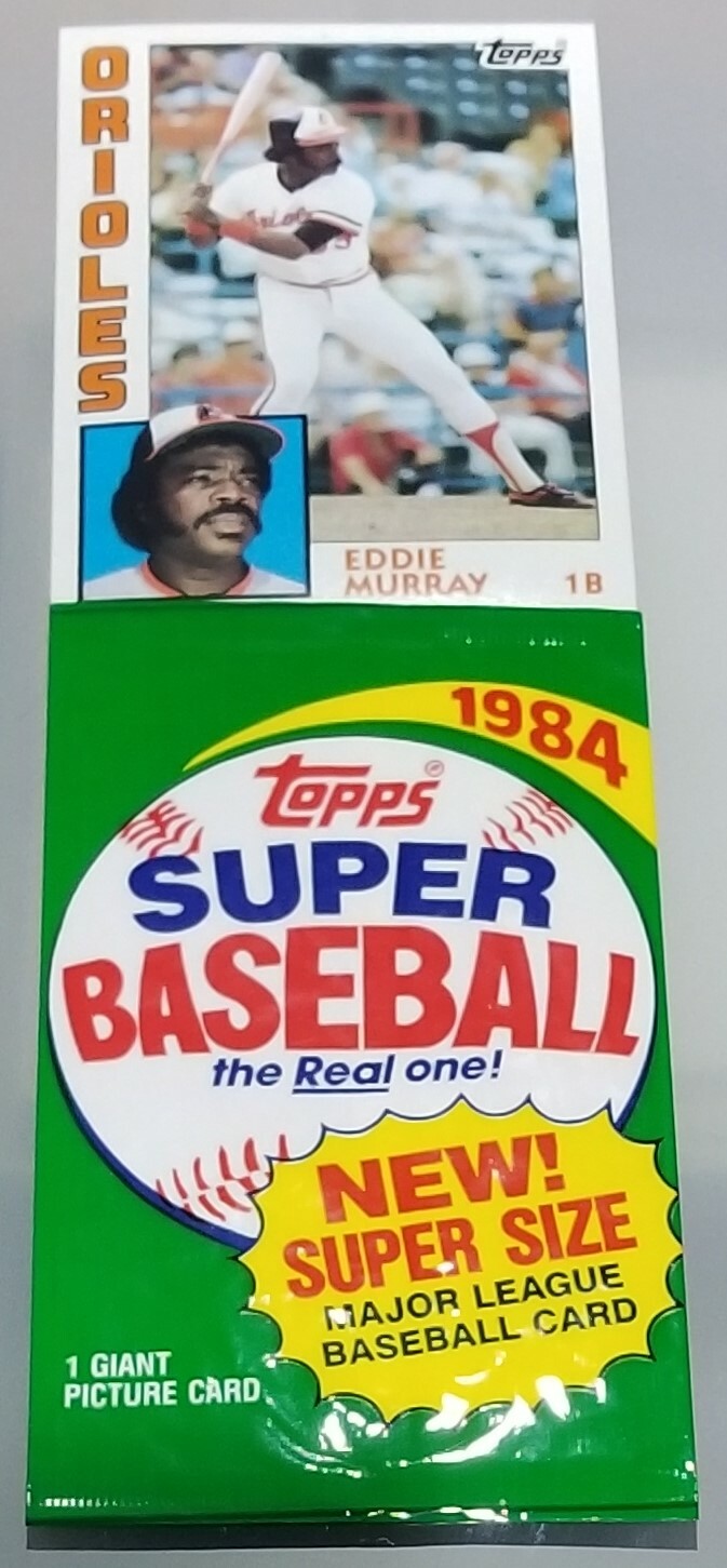 LARGE 1984 Topps Super Size MLB Baseball Picture Card - Eddie Murray | eBay