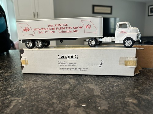 ERTL SEMI TRUCK 10TH ANNUAL MID MISSOURI FARM TOY SHOW 1991 COLUMBIA MO ...