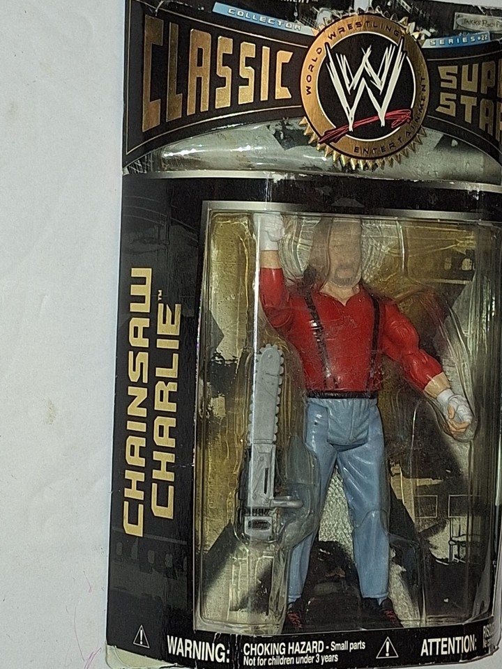 WWE Chainsaw Charlie Classic Superstars Action Figure Wrestling Series ...