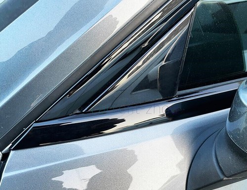Car Window Molding Strips Trim Black Stainless 10PCS For AUDI A7 S7 ...