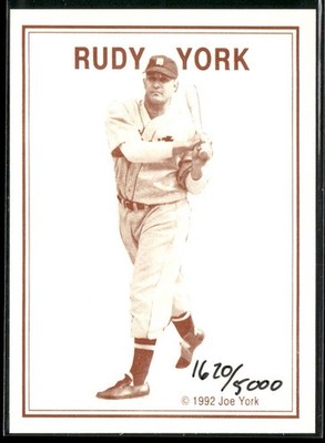 1992 Joe York Set #ed 1620/5000 Rudy York Series 1 #NON | eBay