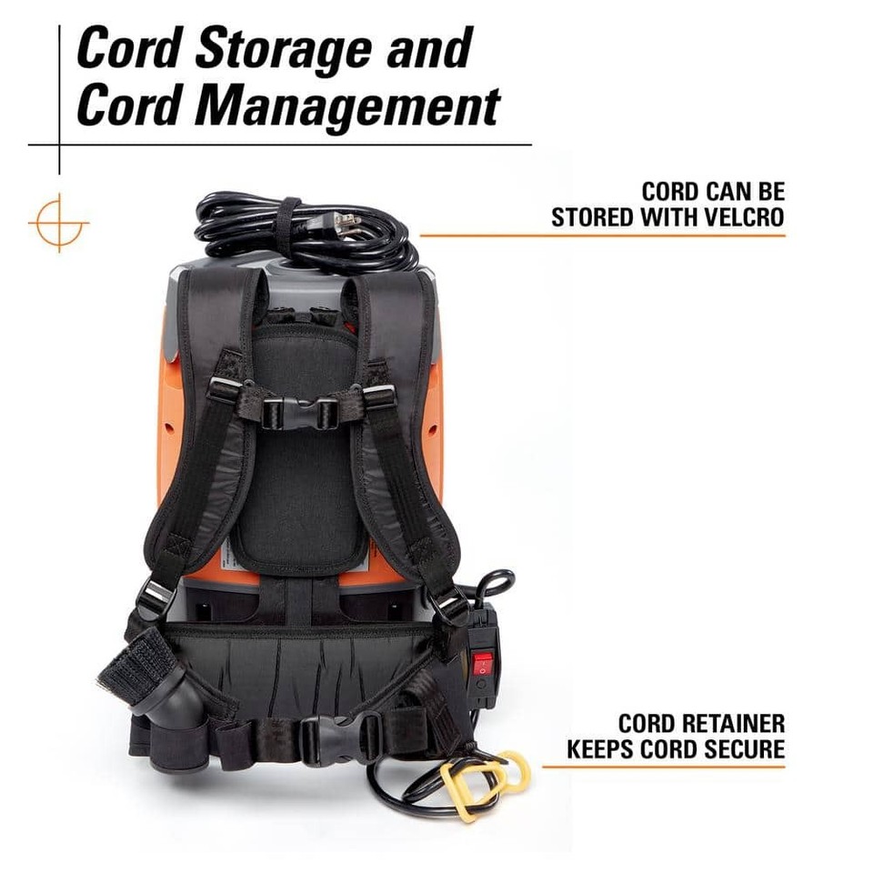 RIDGID 6 Qt 1.5 Gal NXT Backpack Vacuum Cleaner Dry w Filters ...